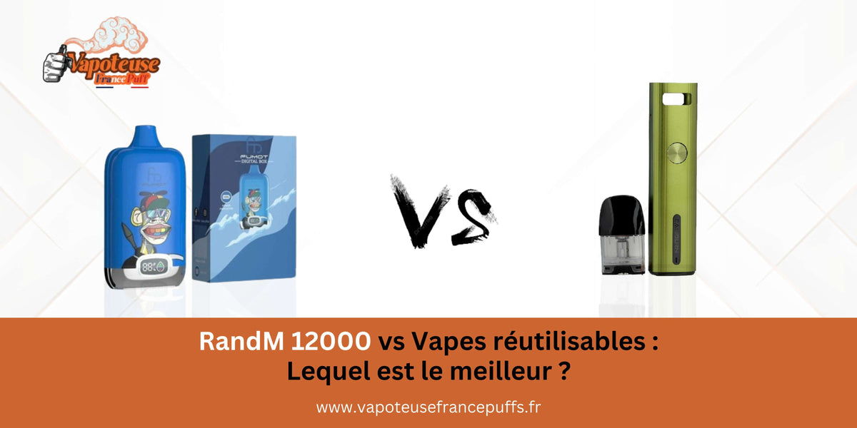 RandM 12000 vs Vapes réutilisables : Lequel est le meilleur?