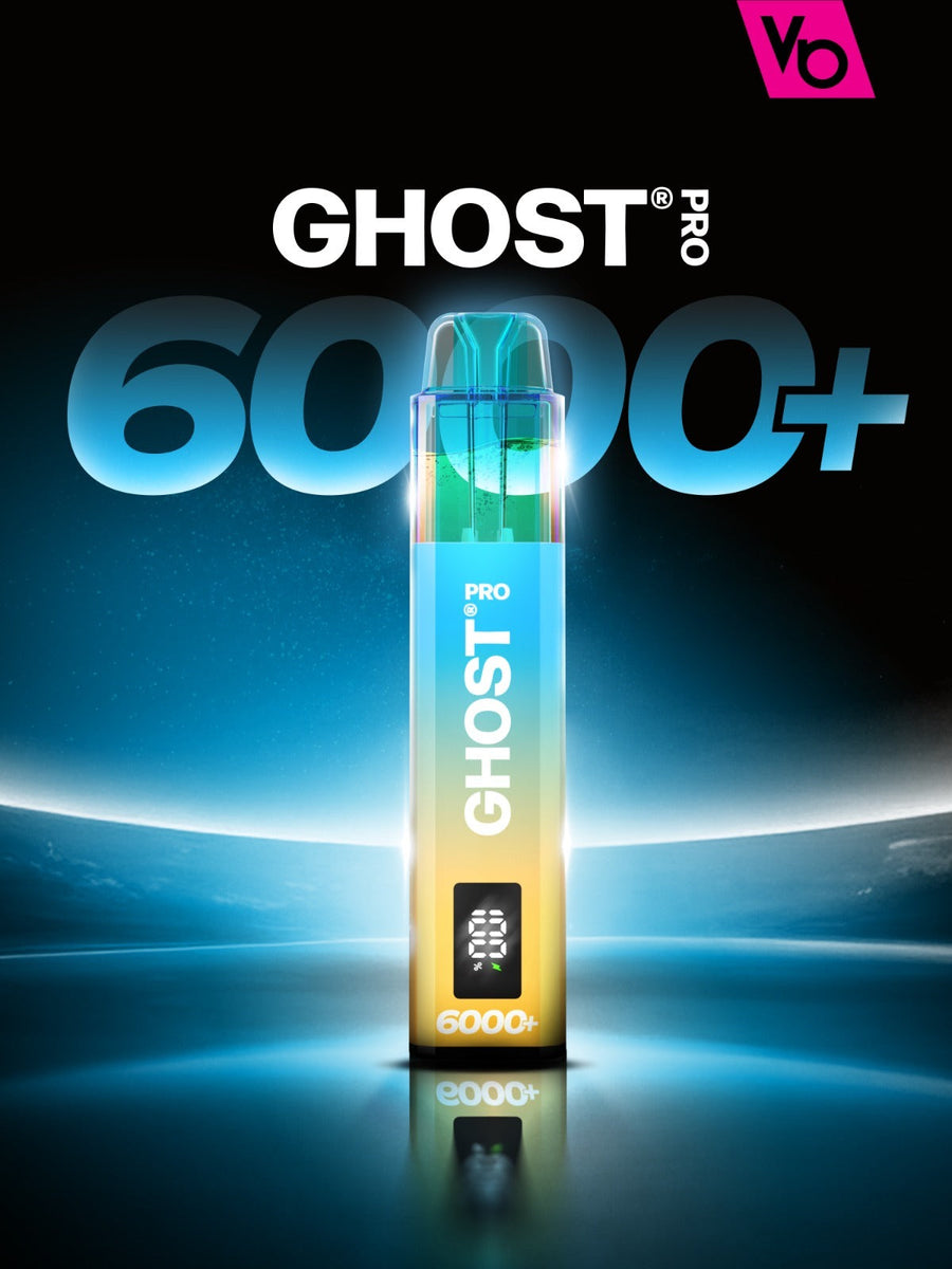 Ghost Pro 6000+ | Puff 6k - Écran LCD intelligent - €15.99