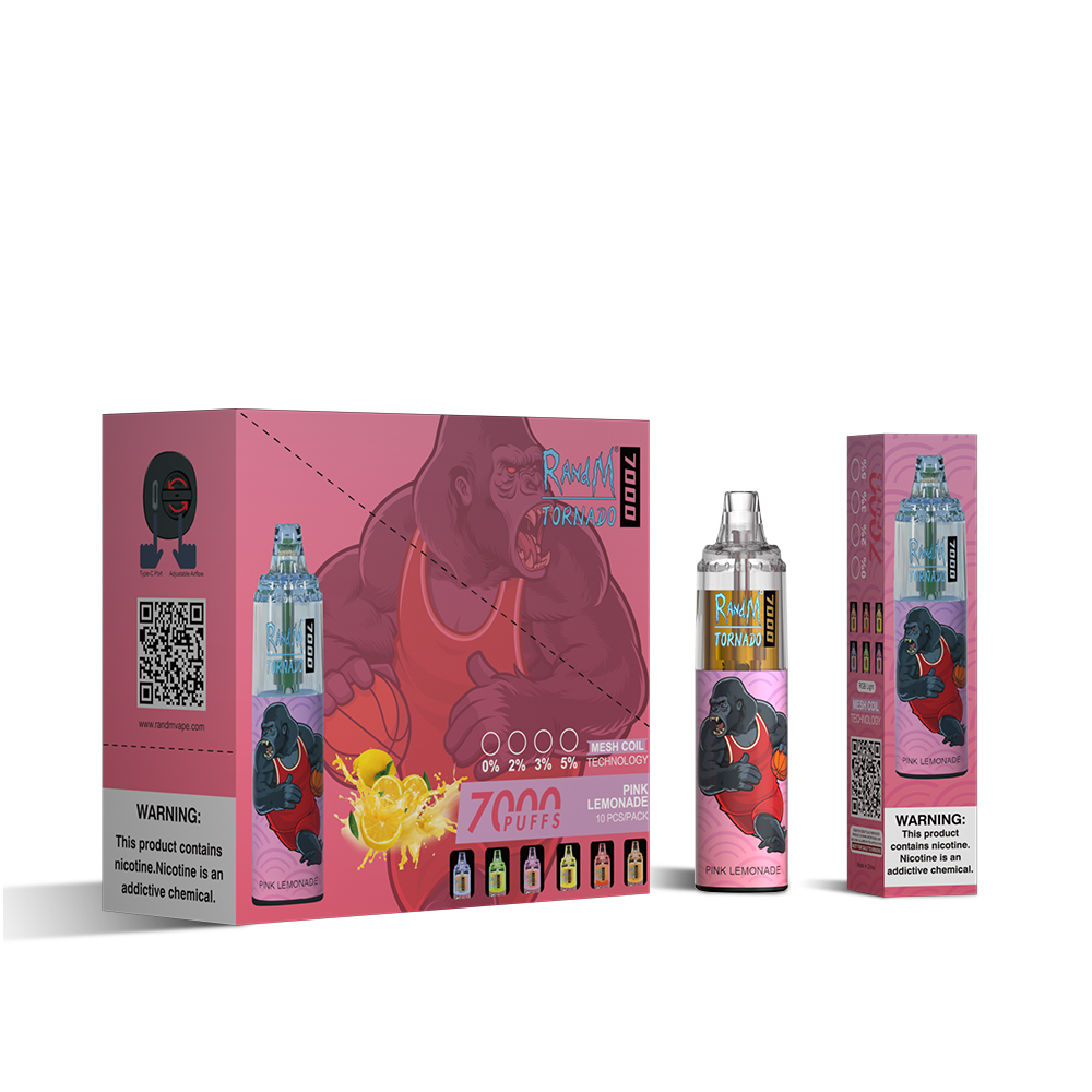 RandM Tornado 7000 France Taff | 50+ saveurs