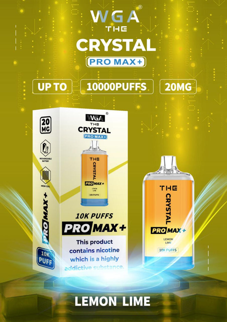 Crystal Pro Max 10000 Puffs Jetable Vape | 18,99€ Prix
